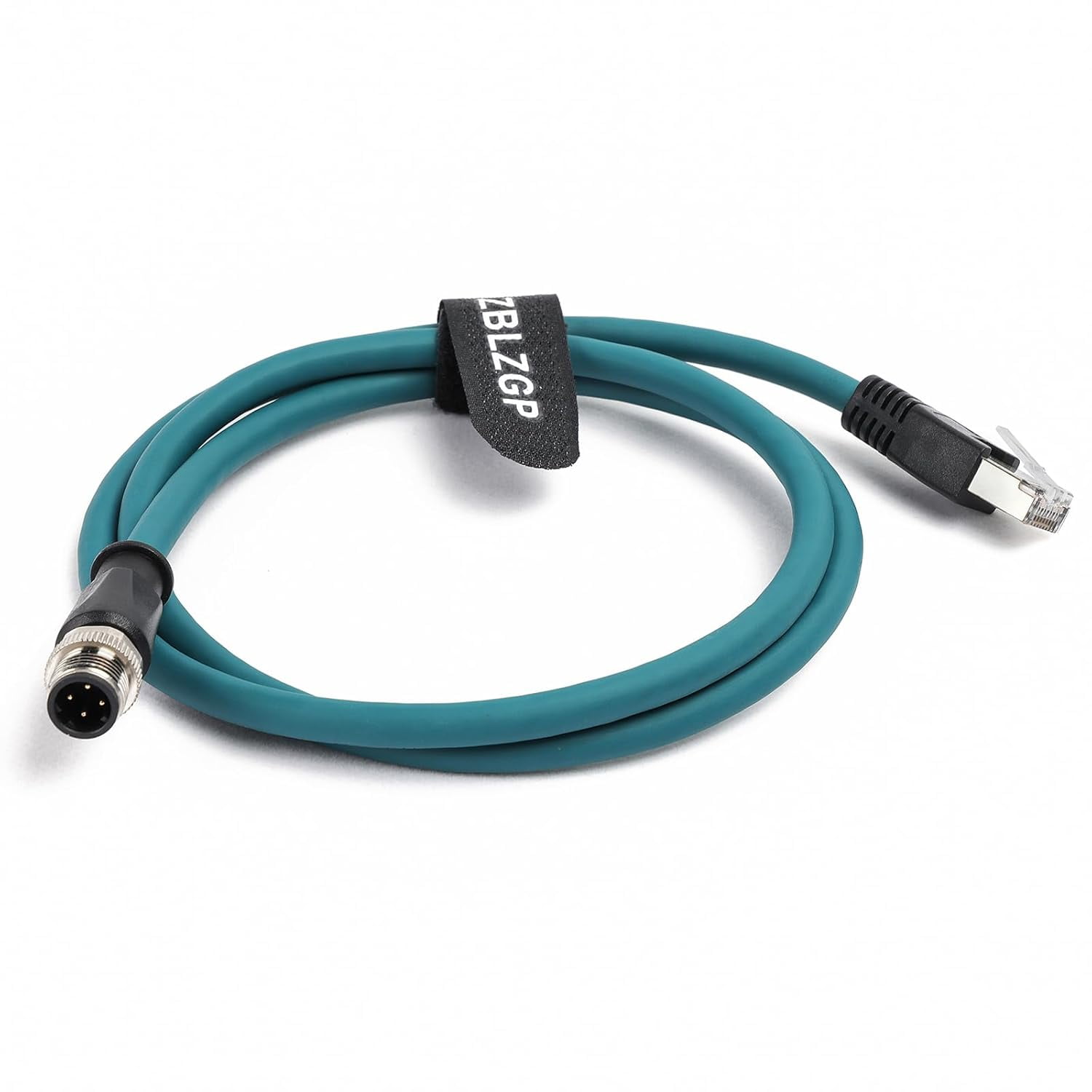 OPVM-M12 4 Position D-Coded Male to RJ45 Cat5e Ethernet Waterproof ...