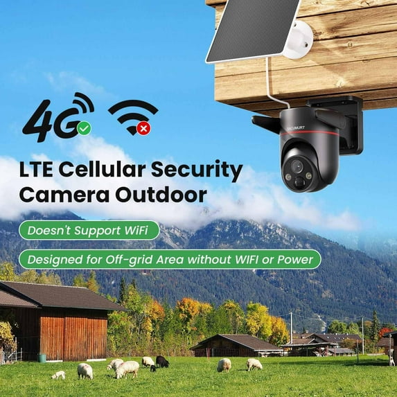 OPVM-No WiFi Security Cameras Wireless Outdoor, Cellular Security ...
