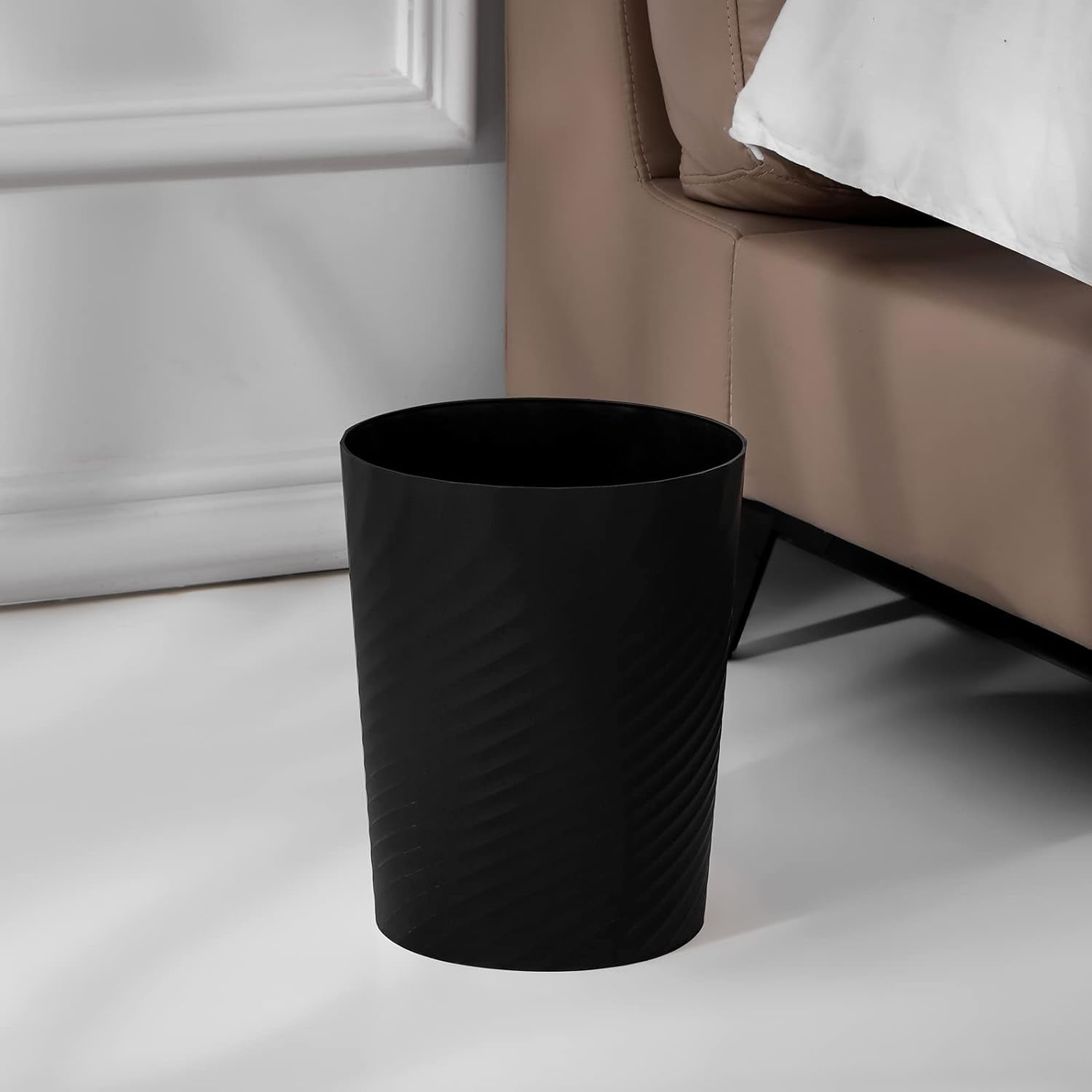 OPVM-Plastic Small Trash Can Wastebasket, Garbage Container Basket for ...