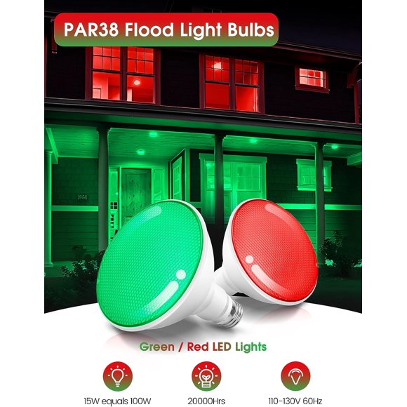 Outdoor Christmas Flood Lights