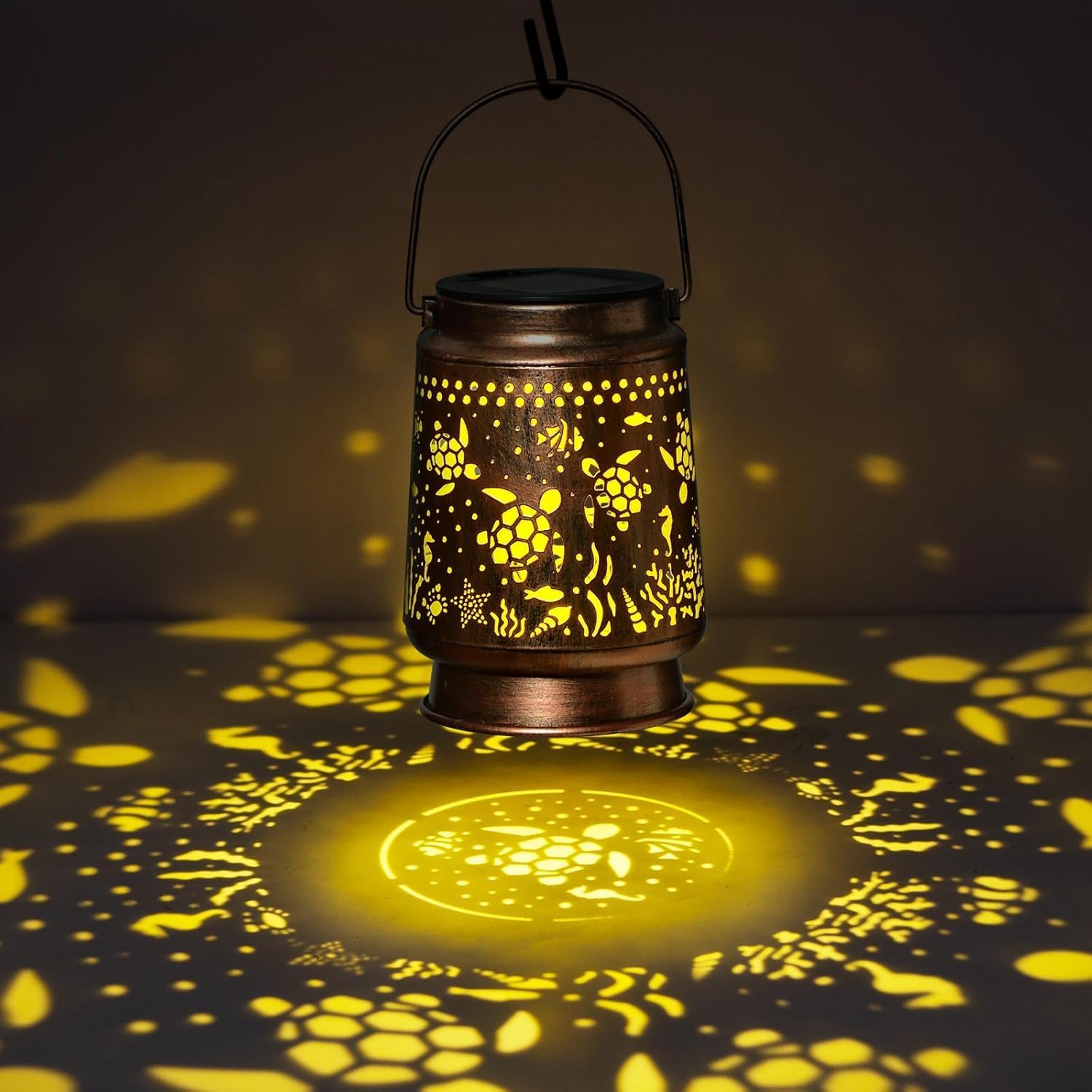 OPVM-Sea Turtle Solar Lanterns Outdoor Turtle Gifts for Women Mom ...