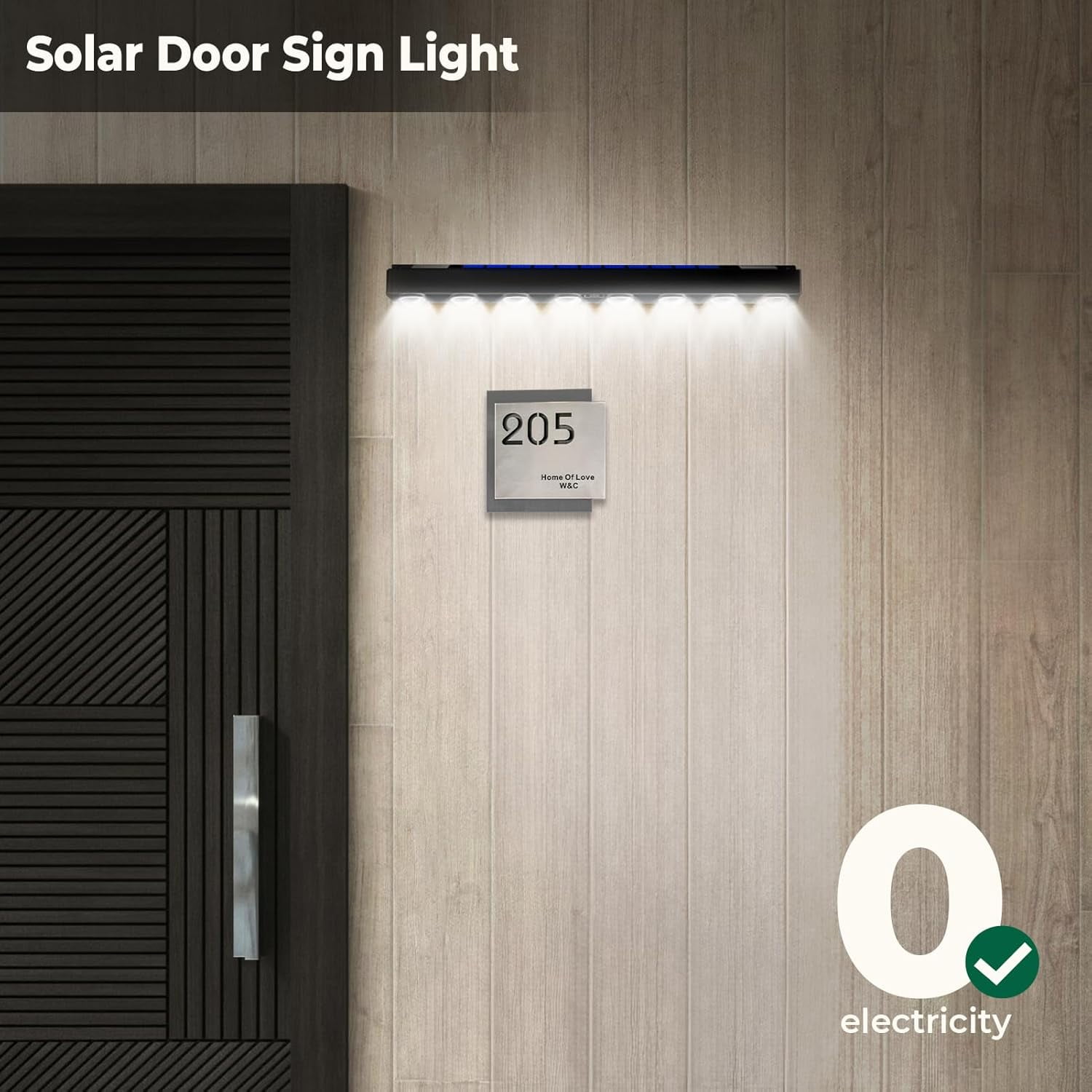 OPVM-Solar Real Estate Sign Posts Lights - Outdoor Dusk to Dawn Solar ...