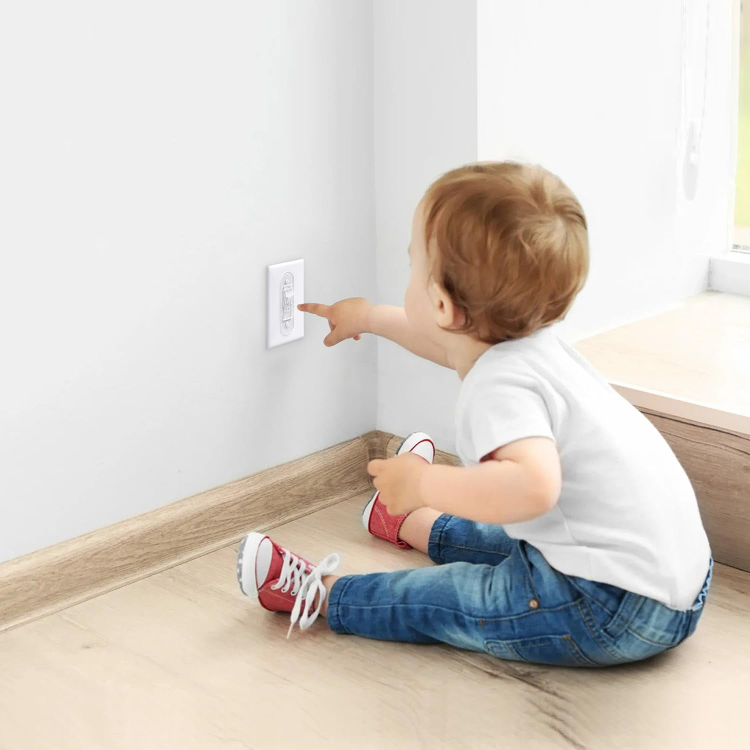OPVM-Wall Switch Guard, Childproof Light Switch Cover Guard | Toggle ...
