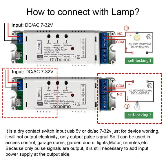 OPVM-WiFi Electric Linear Actuator Controller, 2 Channel DC12V 24V ...