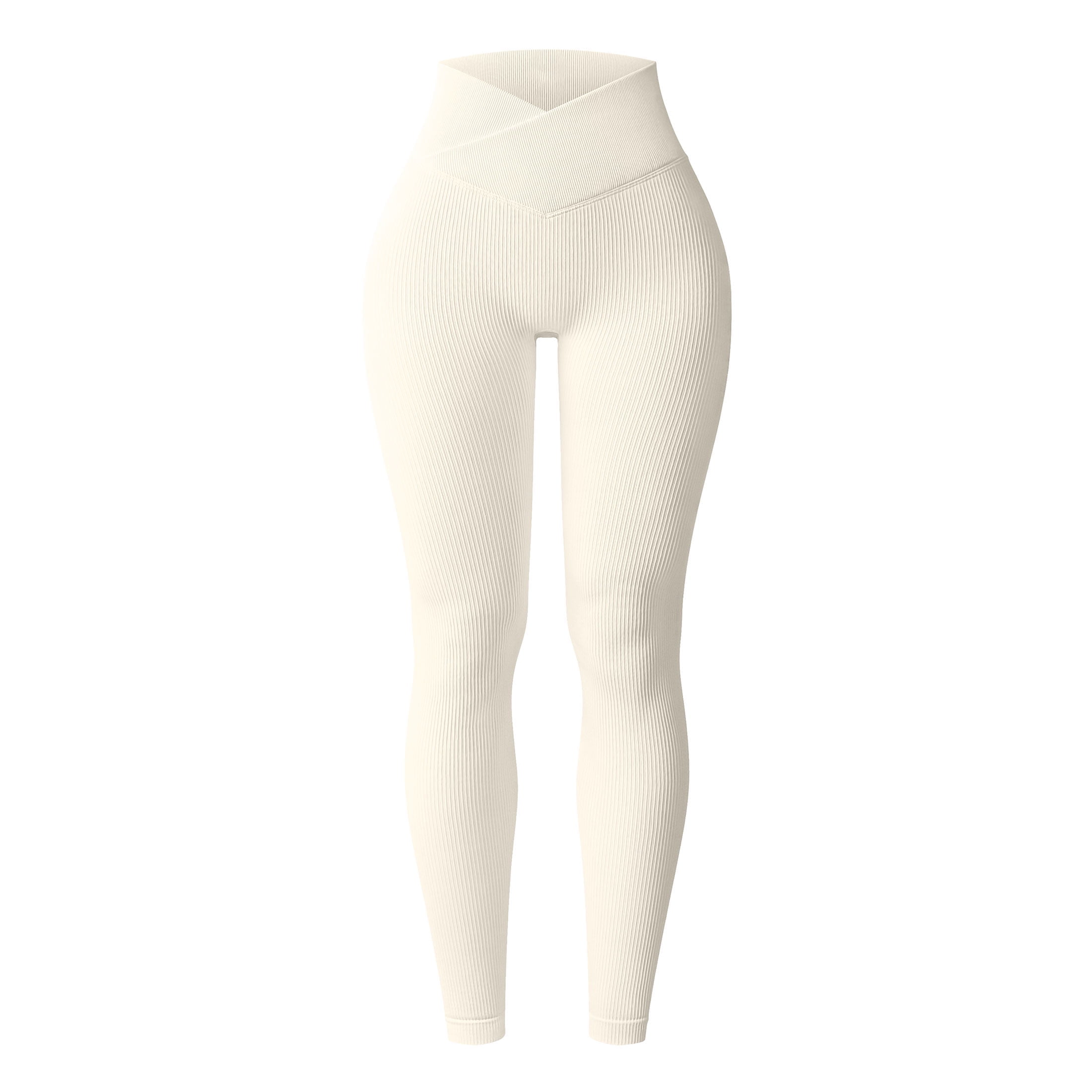 OQQ Women's 1 Piece Yoga Leggings Ribbed Seamless Workout High Waist ...