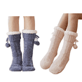 OQRKI 2026 New 2Pairs Socks Soft Fuzzy Socks for Winter Warmth ...