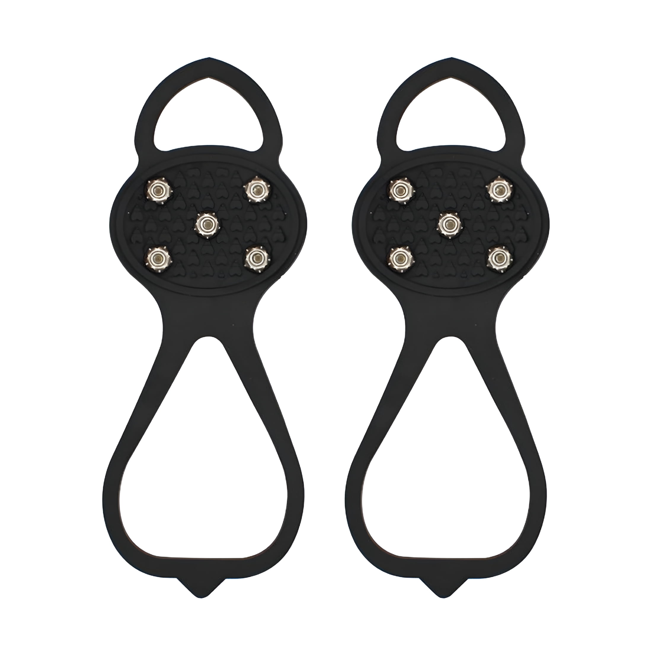 OQRKI Kids Anti-Slip Ice Cleats 5-Point Traction Snow Grips Stainless ...