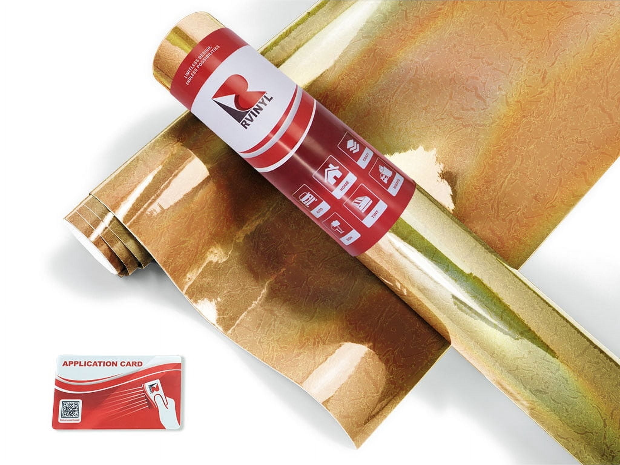 ORACAL Craft Film Vinyl 383 Adhesive DIY Wrap Sheet Roll Gold 003 - 12 ...