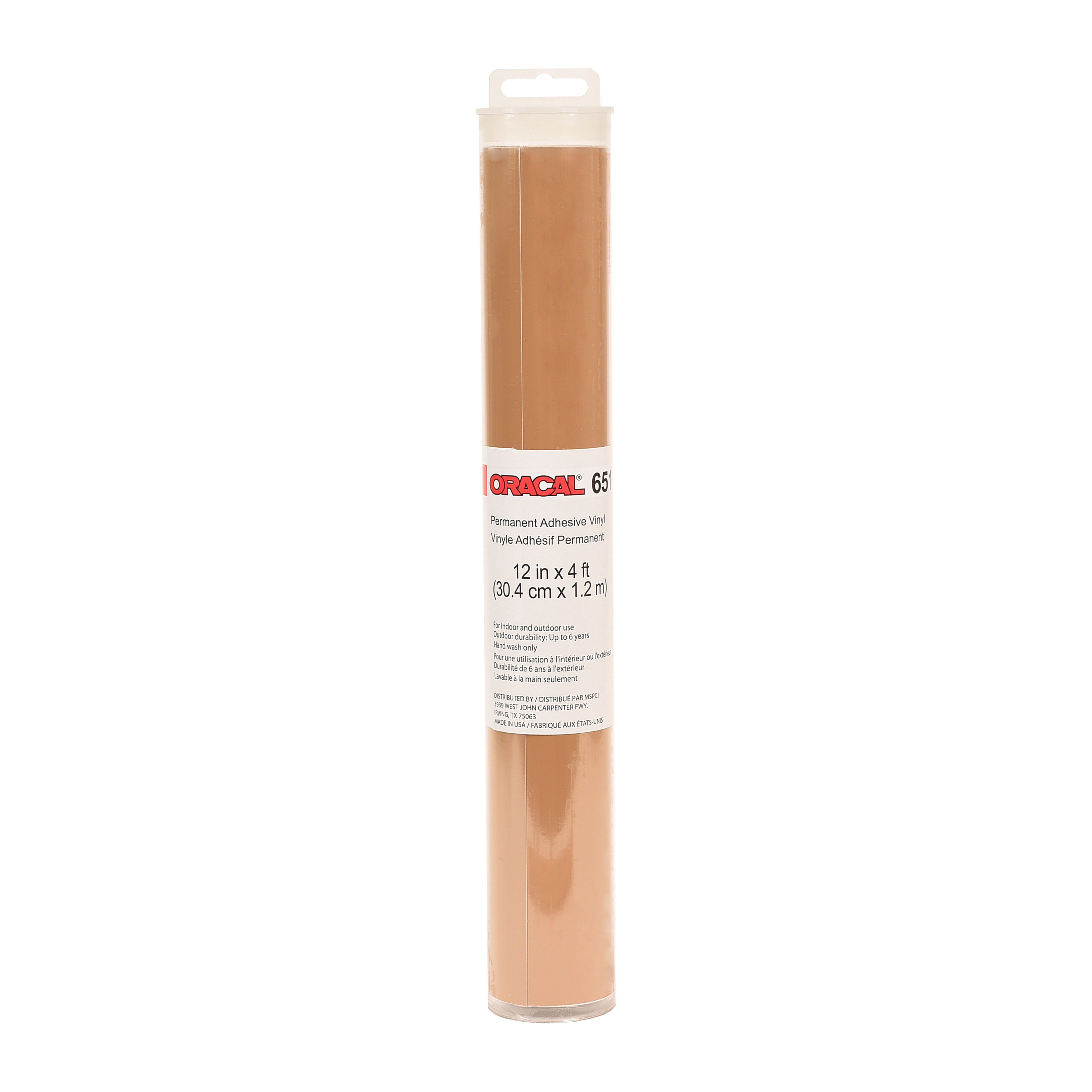 ORACAL 651 Permanent Adhesive Vinyl - 12in x 4ft Durable Outdoor ...