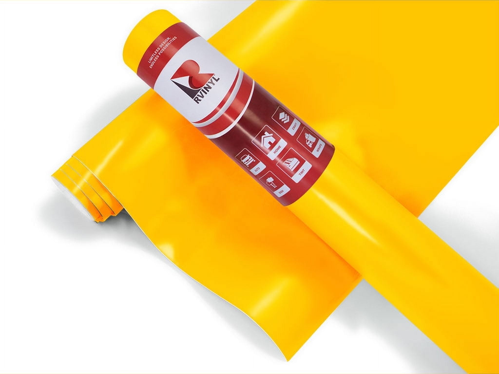 ORACAL Craft Vinyl Film Roll 8500 Zinc Yellow 013 Translucent Satin ...