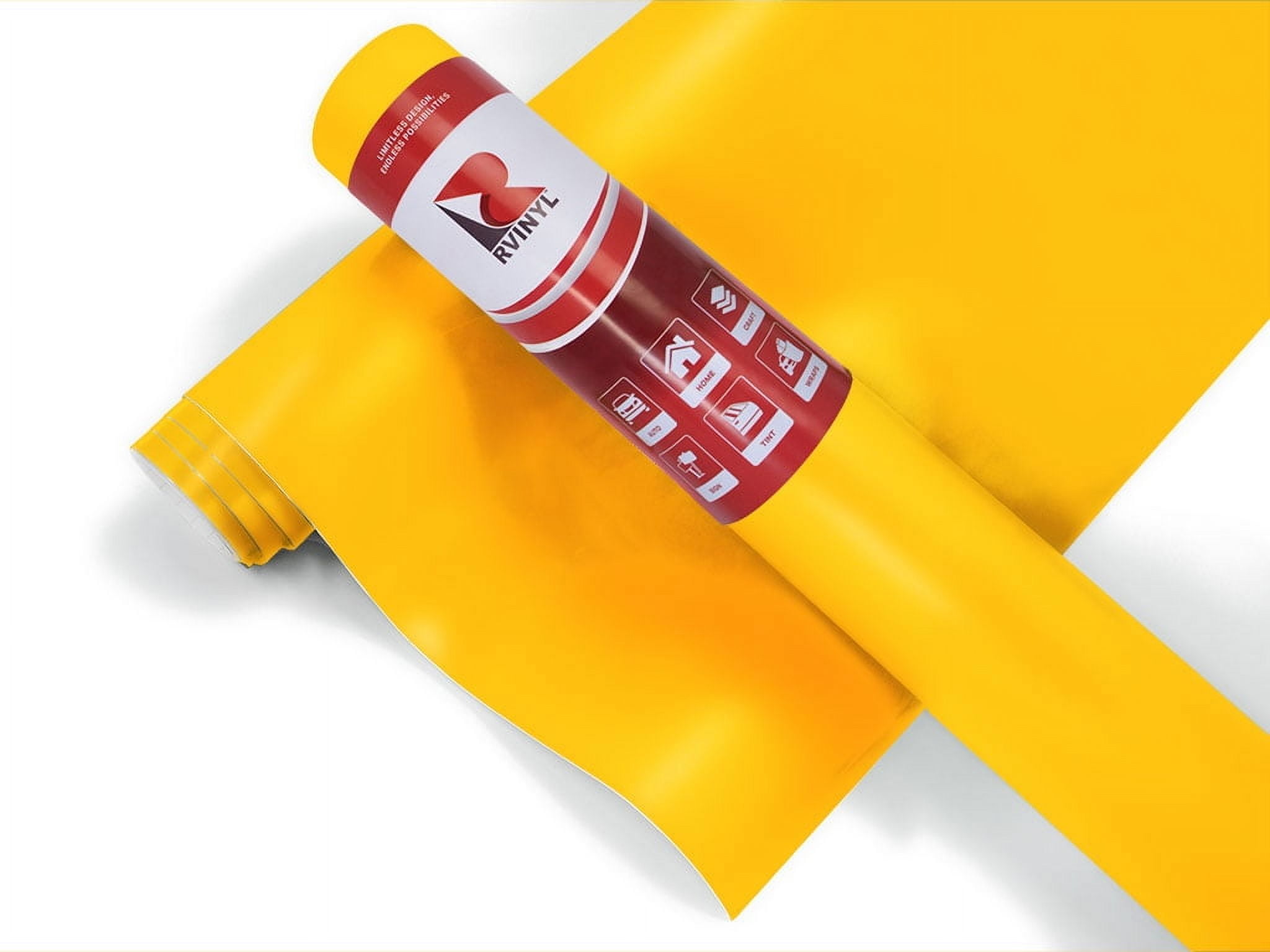 ORACAL Craft Vinyl Film Sheet Roll 631 Yellow 021 Permanent Removable ...