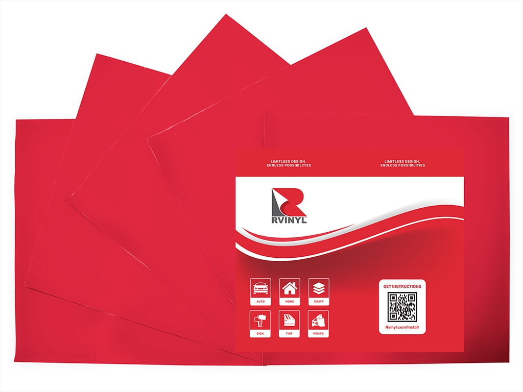 ORACAL Craft Vinyl Film Sheet Roll 8500 Coral Red 323 Translucent - 5 ...
