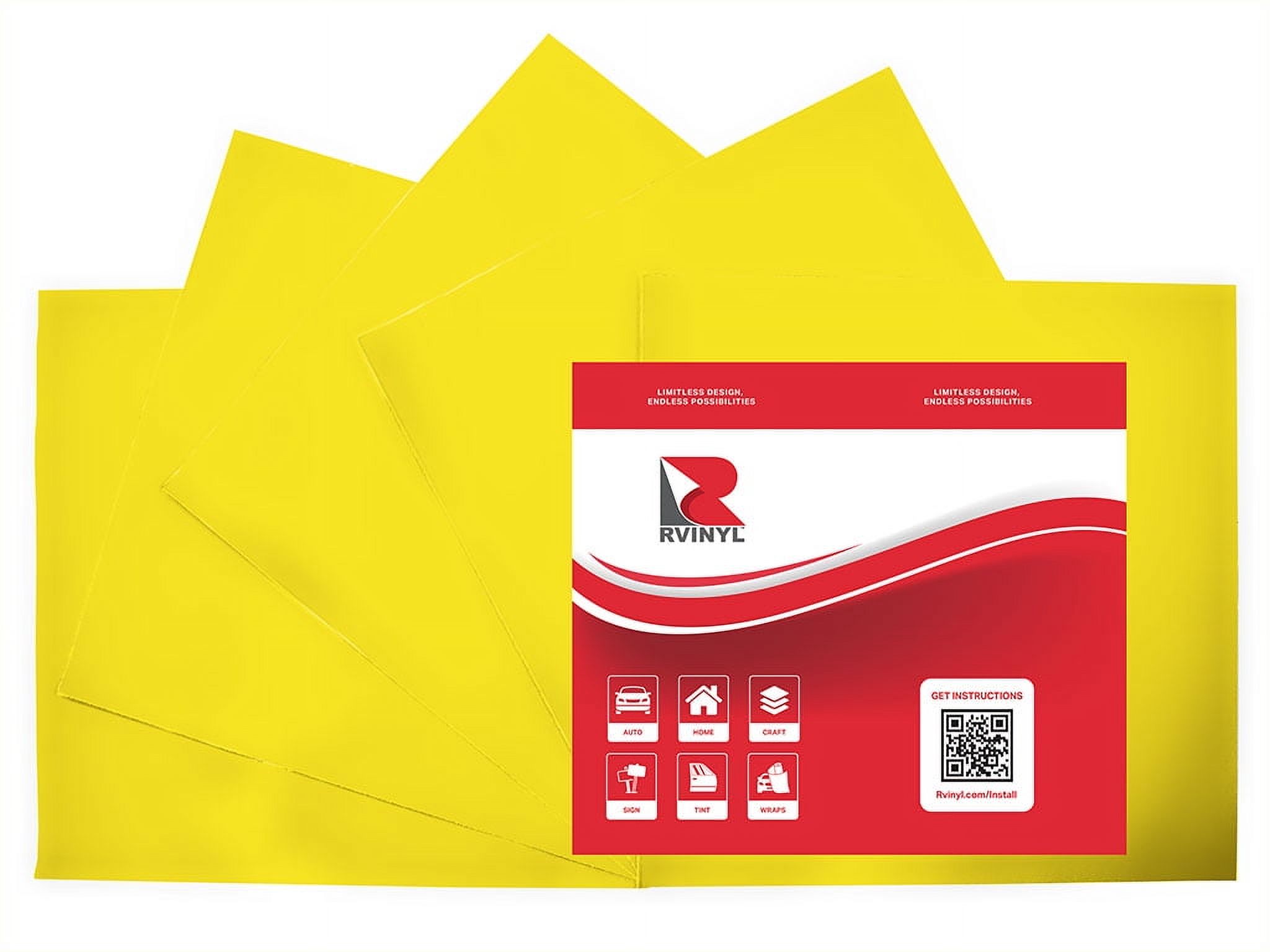 ORACAL Craft Vinyl Roll 651 Brimstone Yellow 025 Permanent Adhesive - 5 ...