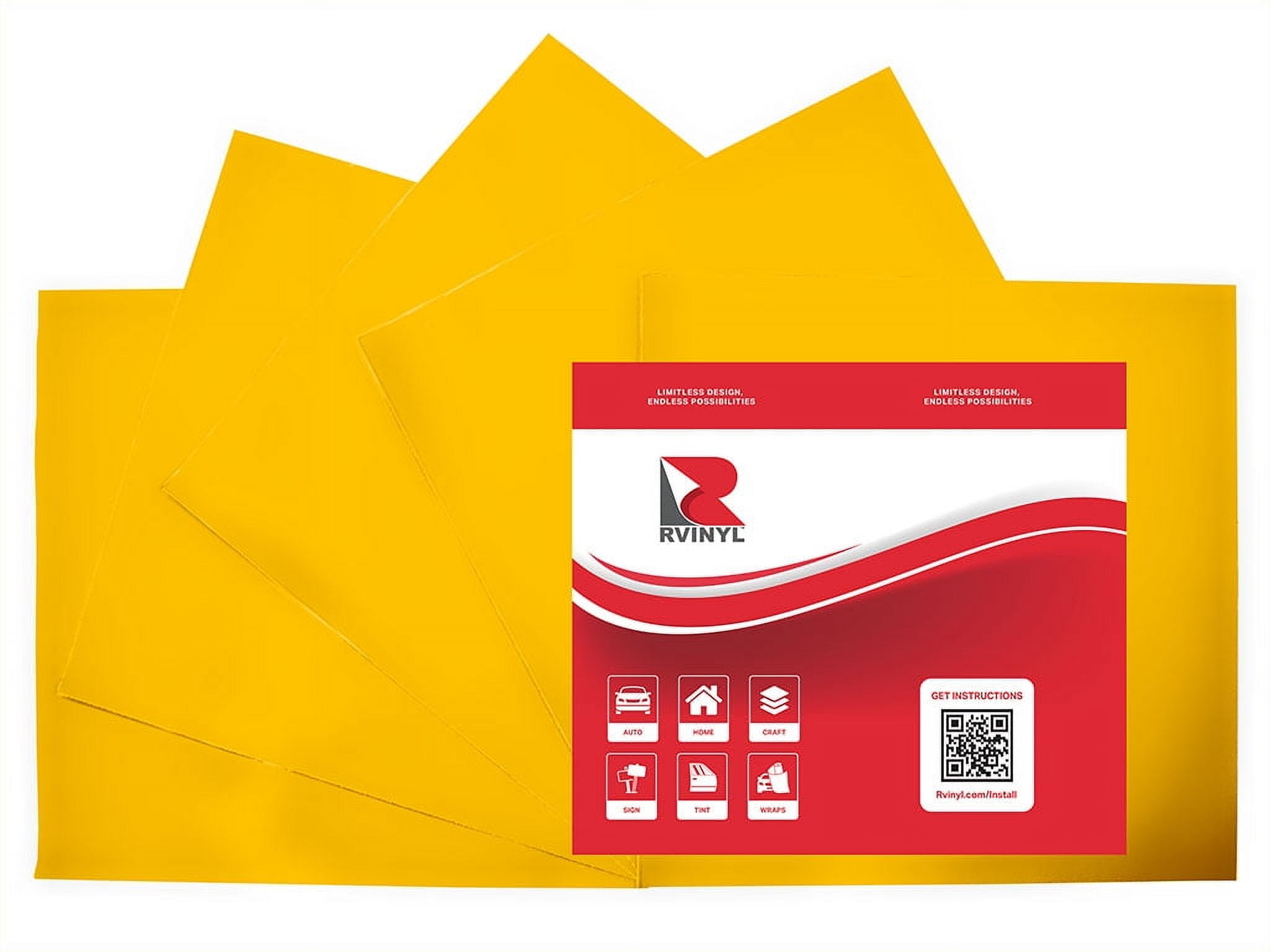 ORACAL Craft Vinyl Roll 951 Maize Yellow 209 Gloss Finish Adhesive - 5 ...