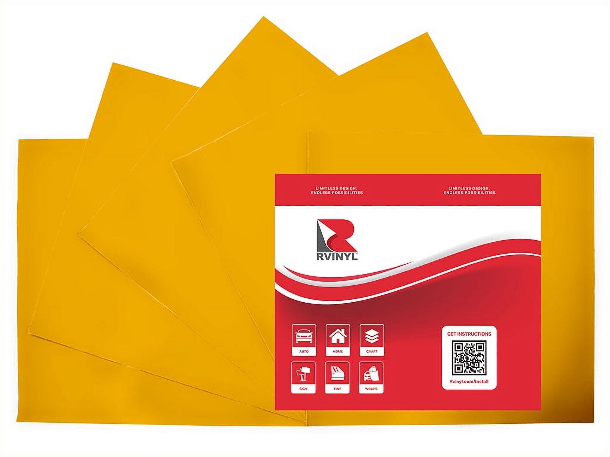ORACAL Craft Vinyl Film Roll 651 Signal Yellow 019 Permanent Adhesive 5 ...