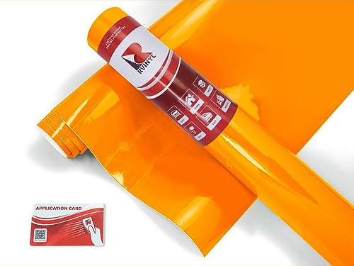 ORACAL Fluorescent Cast Vinyl Film Sheet 6510 Series Orange 037 Gloss ...