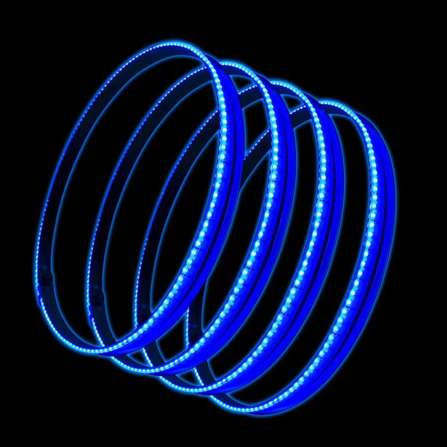 ORACLE LIGHTING LED Illuminated Wheel Rings Blue ORA4215-002 - Walmart.com