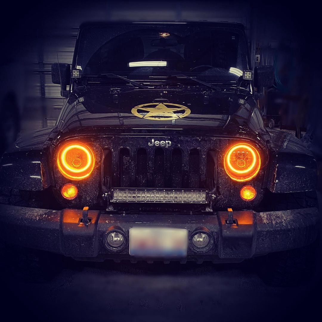 ORACLE Lighting 2007-2018 Fits Jeep Wrangler JK Switchback LED Halo ...