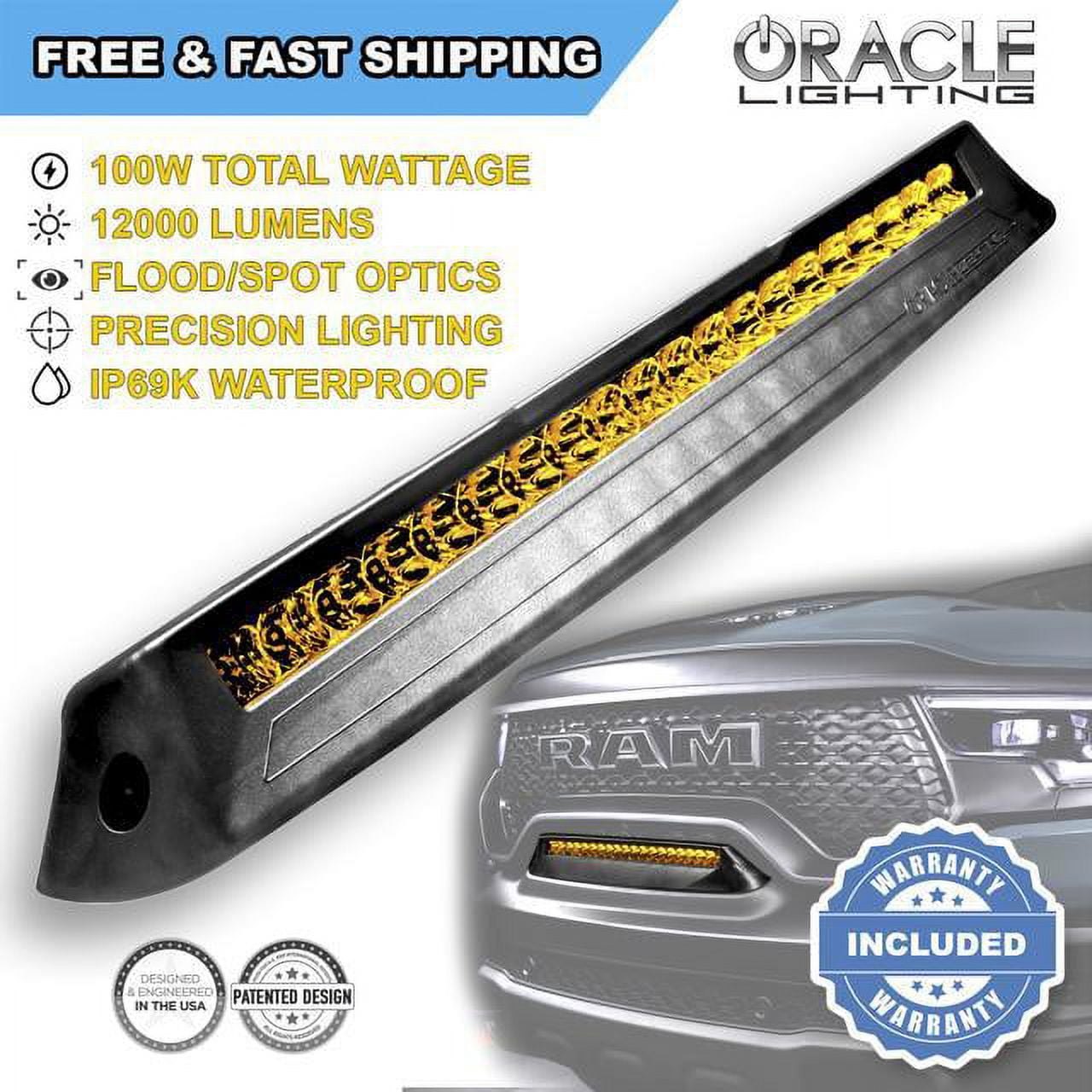 ORACLE Lighting 2019-2024 RAM Rebel/TRX Front Bumper Flush LED Light ...