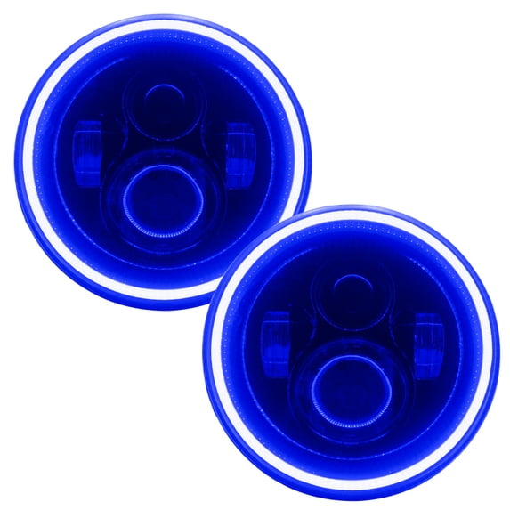 Oracle Lighting 7" High Powered Led Headlights (Pair) - Black Bezel ...