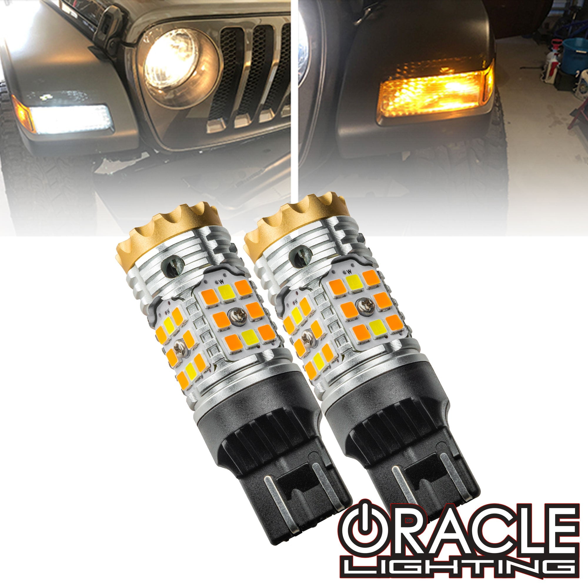 ORACLE Lighting 7443-CK LED Switchback High Output Can-Bus LED Bulbs ...