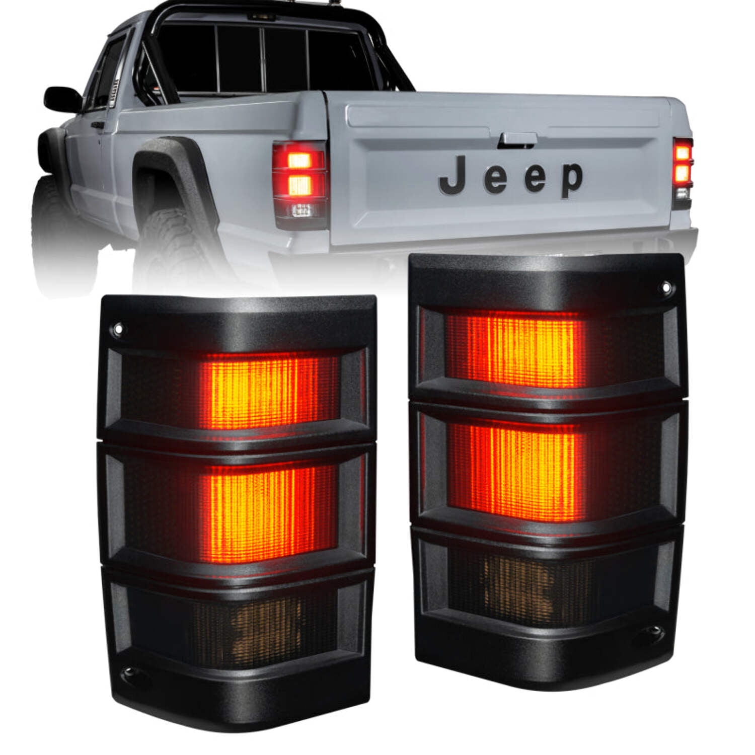 ORACLE Lighting Jeep Comanche MJ LED Tail Lights - Walmart.com