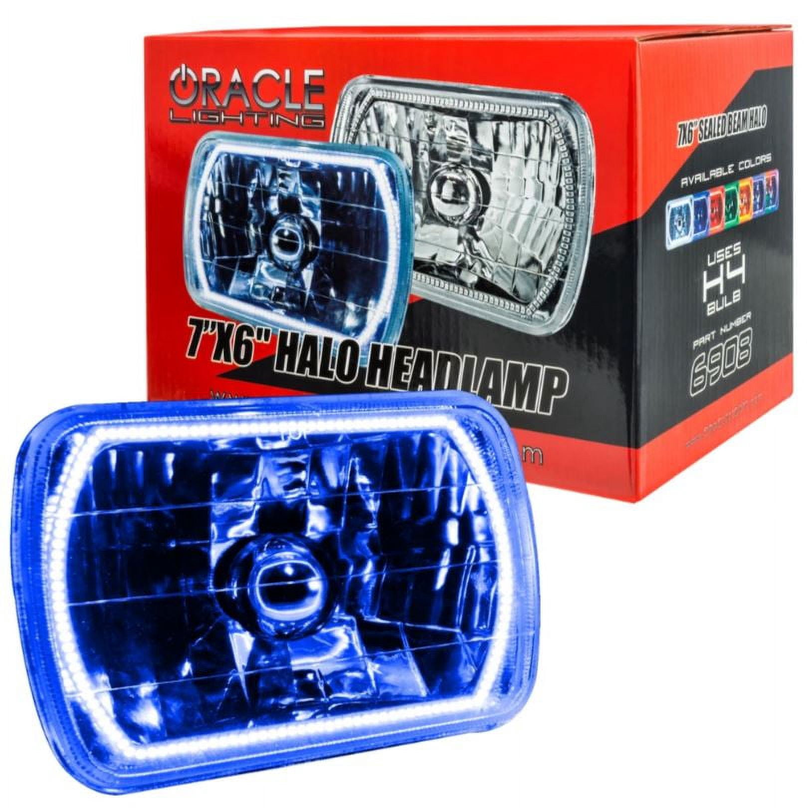 ORACLE Lighting Sealed Beam 7x6 H6054 Headlight with Pre-Installed SMD ...
