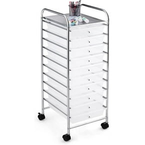 10 Drawer Rolling Cart