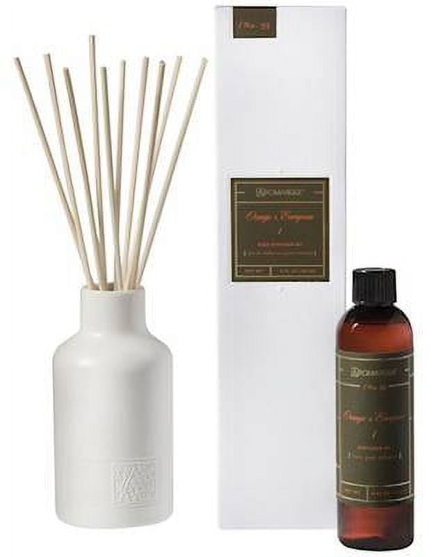 ORANGE EVERGREEN Aromatique Reed Diffuser Gift Set Ceramic Vessel ...