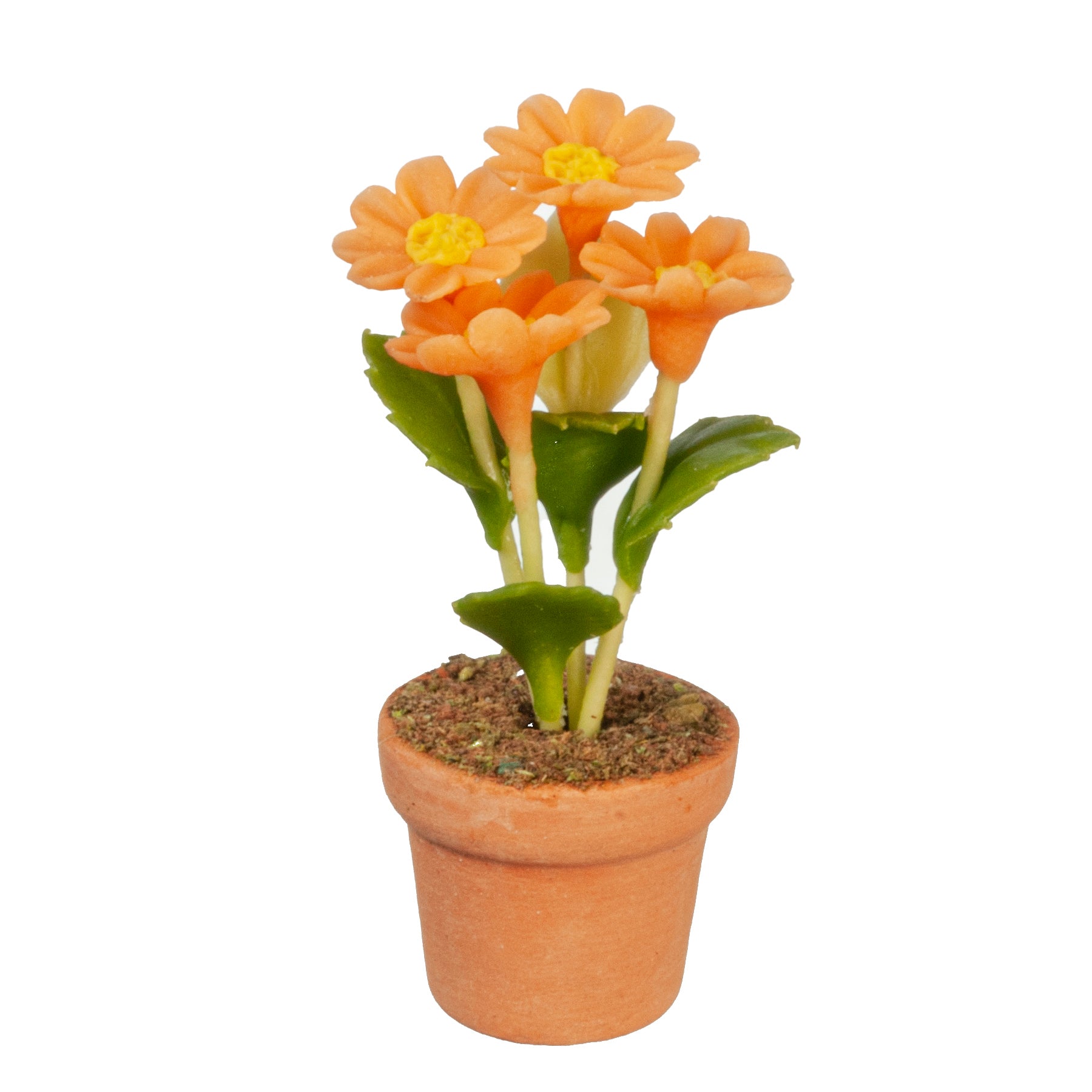 ORANGE GERBERA DAISY^ Miniature Scale - Walmart.com