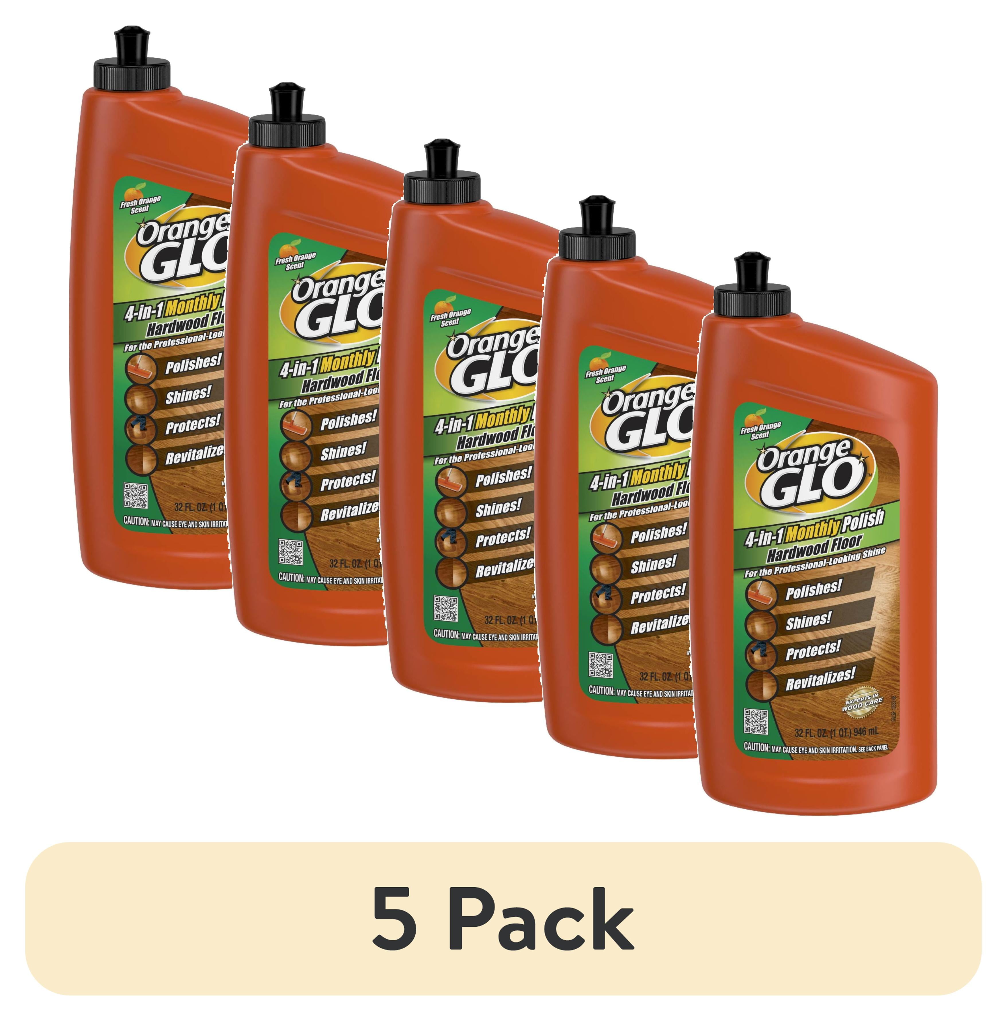 (5 pack) ORANGE GLO Hardwood Floor 4-in-1 Monthly Polish, 24 fl. oz ...