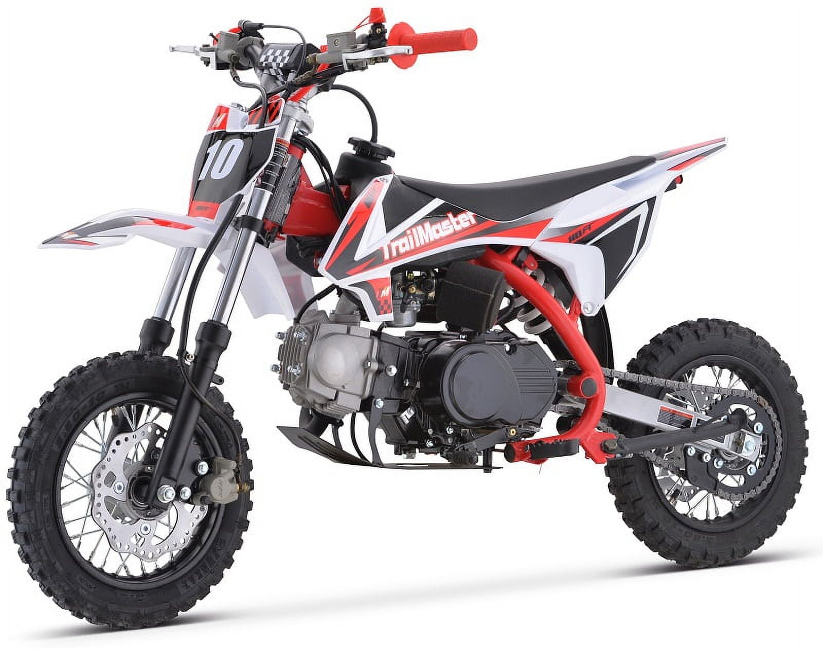 ORANGE-TRAILMASTER TM10 110CC DIRT BIKE, AUTOMATIC 4-STROKE - Walmart.com