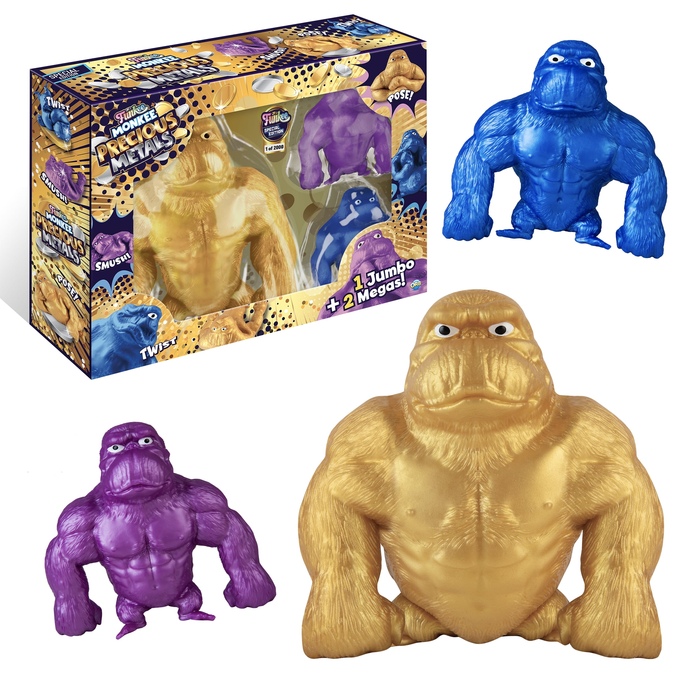 ORB Funkee, Funkee Monkee Metallic Collection Pack, Children Ages 3 and ...