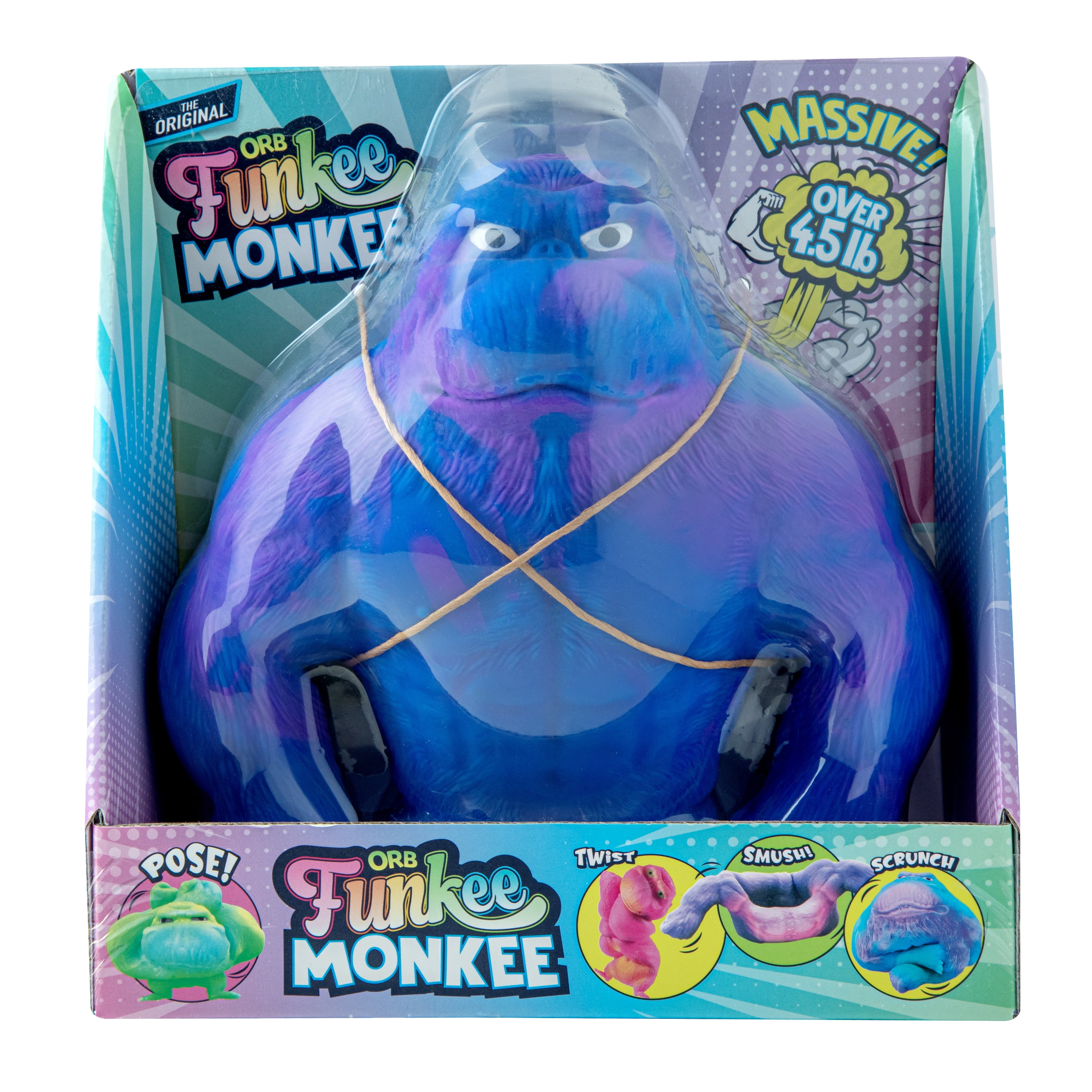 ORB™ Funkee Monkee JUMBO (Blue/Purple) – 4.5 lbs! - Stretch, Play With ...