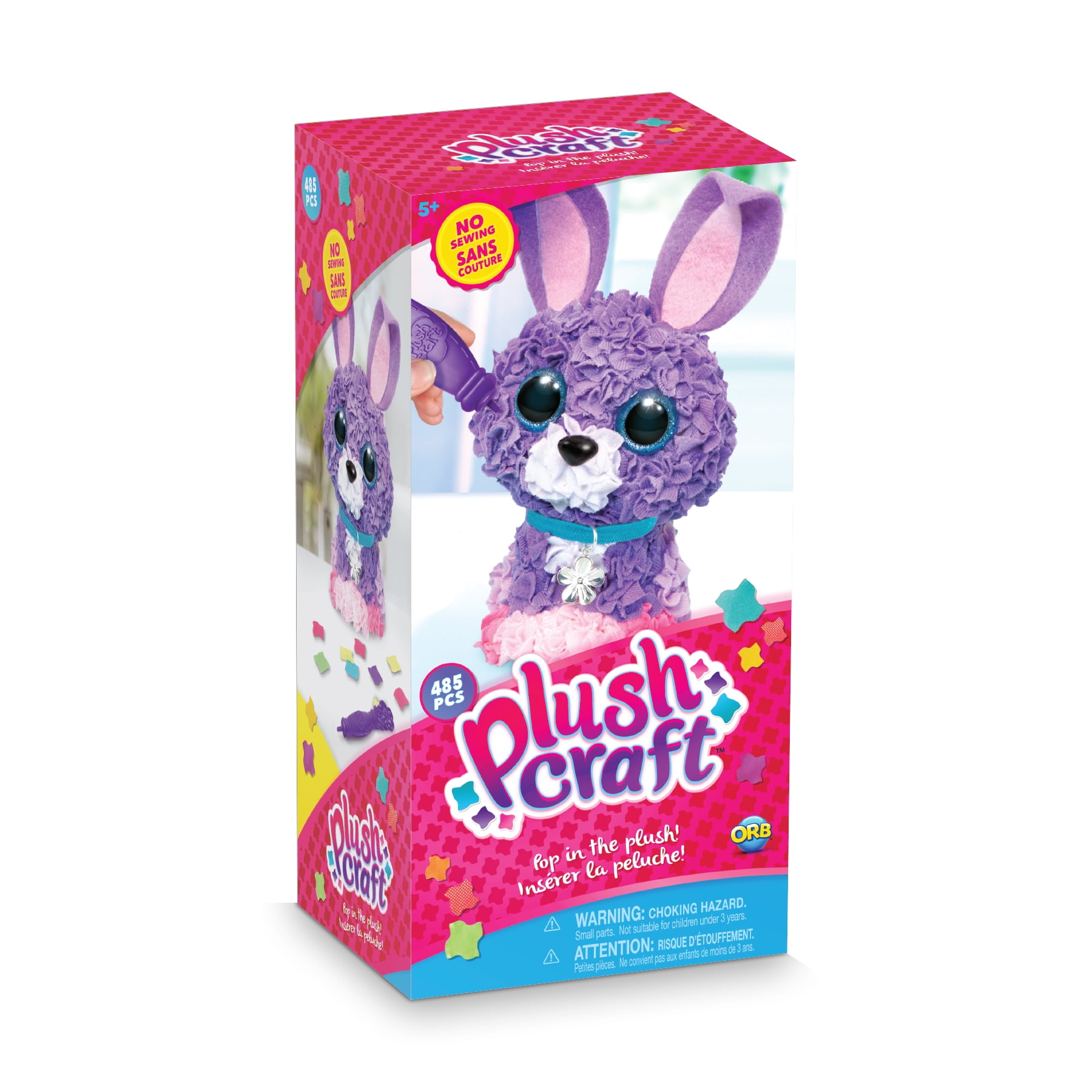 ORB™ Toys PlushCraft™ 3D DIY Plush Toy Crafting Kit - Bunny - Perfect ...