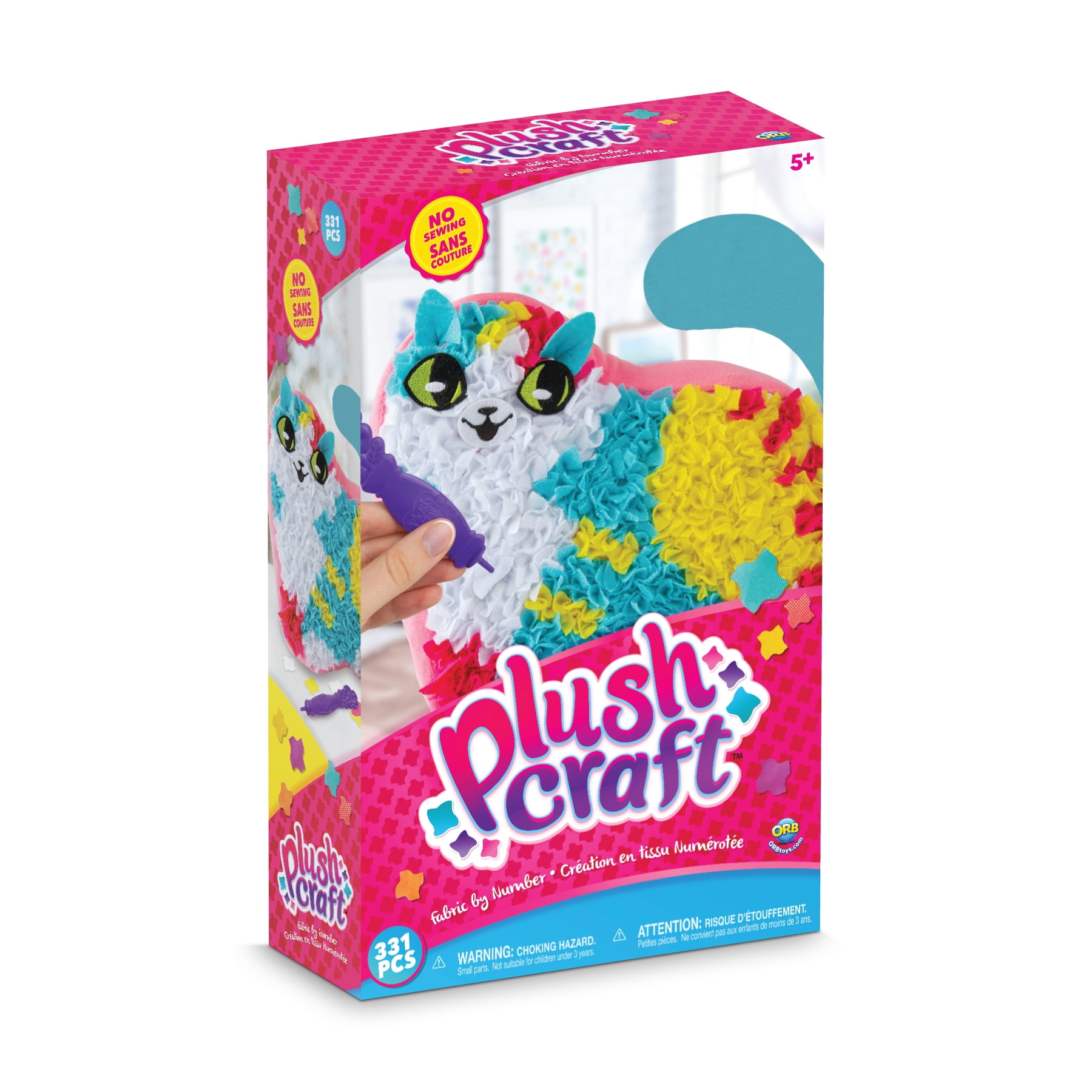 ORB™ Toys PlushCraft™ DIY RainboKitty Pillow Crafting Kit - Perfect ...