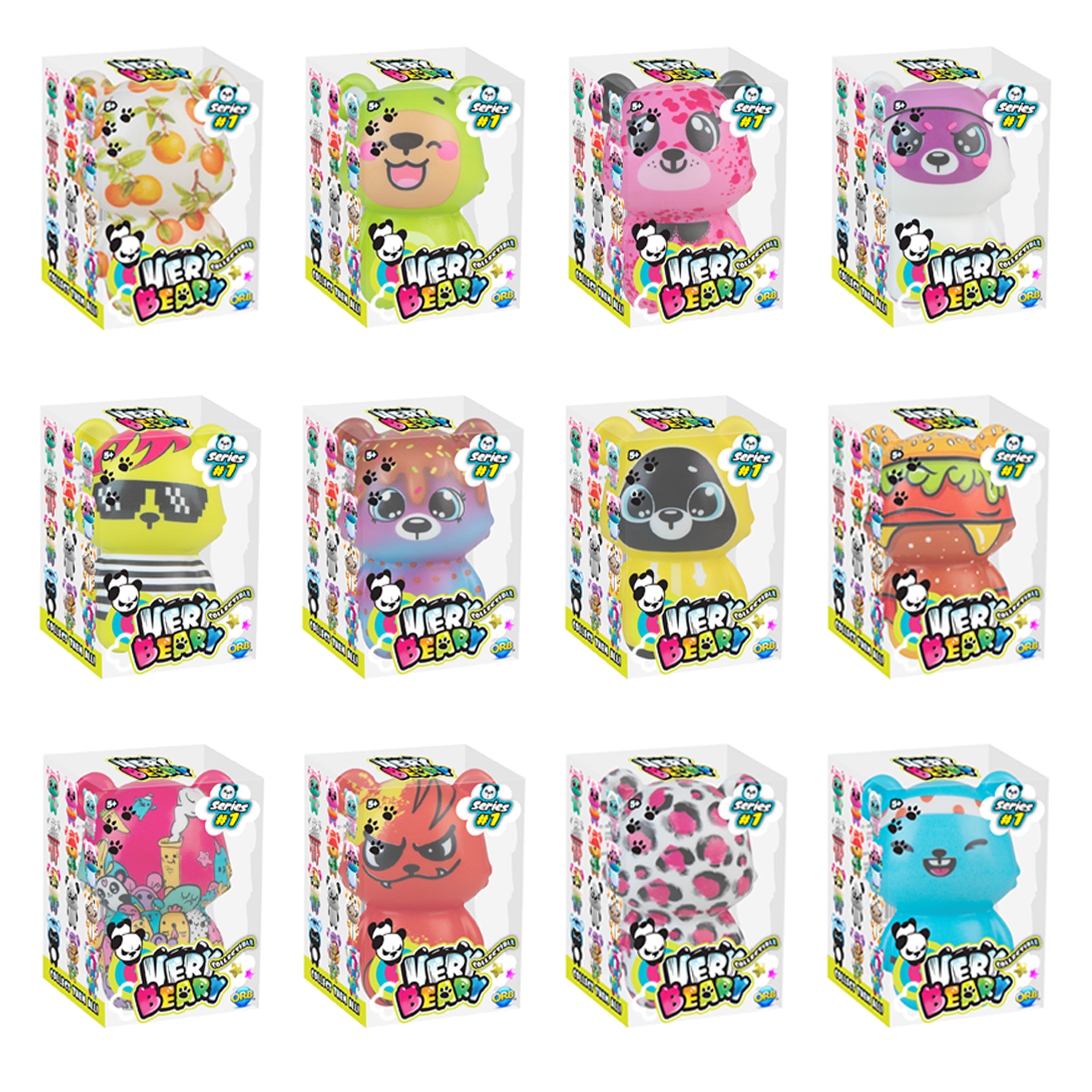 ORB Very Beary Collectible Series 1 Assorted Ultra Bears 3 Pack ...