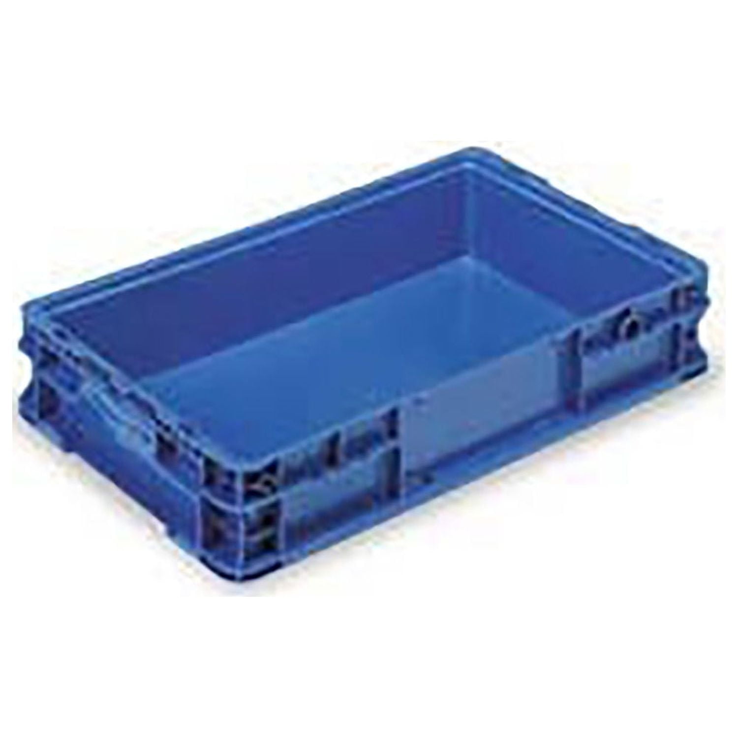 ORBIS Stakpak Modular Straight Wall Container 24""L x 15""W x 5""H Blue ...
