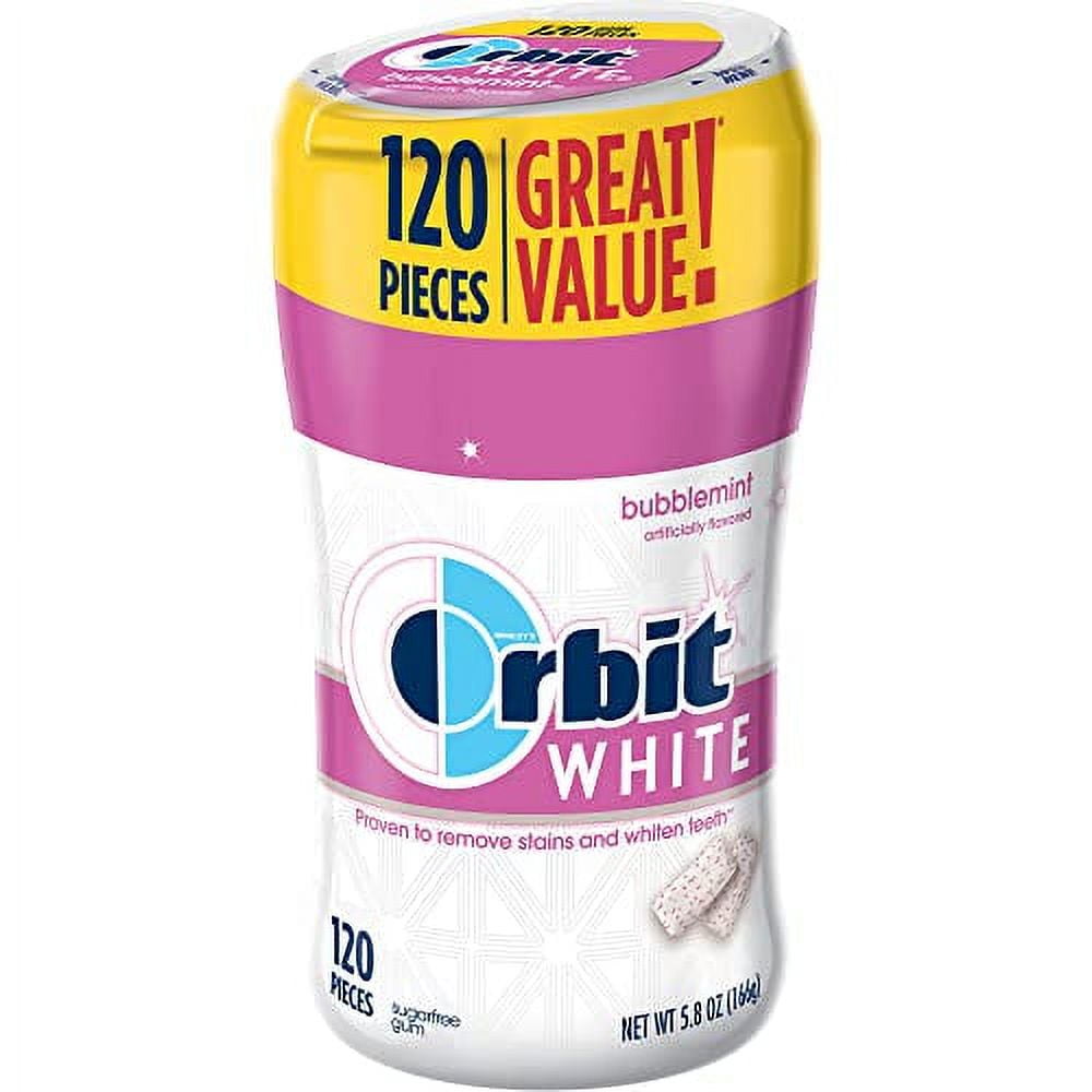 ORBIT Bubblemint Sugar Free Chewing Gum, 120 Count (Pack of 1) - Packaging May Vary - Walmart.com
