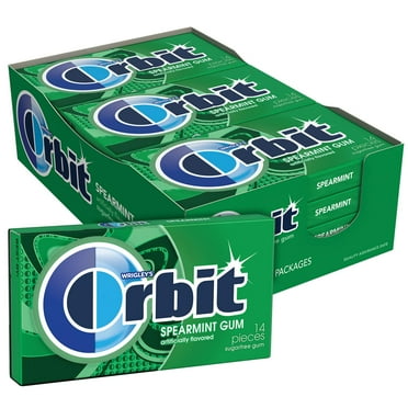 ORBIT Sweet Mint Sugar Free Chewing Gum, 14 count , (Pack of 12 ...