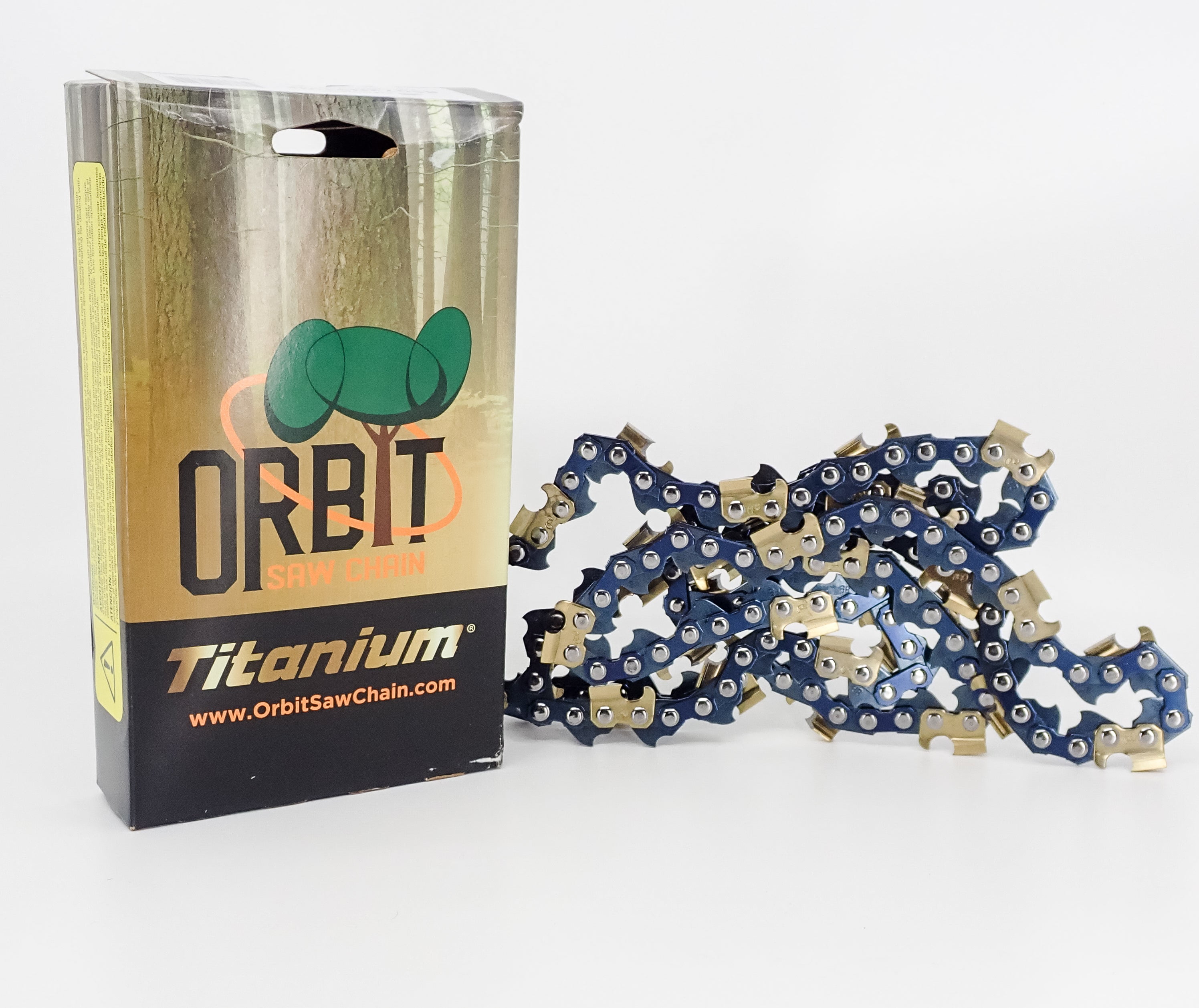 ORBIT TITANIUM FULL CHISEL CHAINSAW CHAIN 3/8 .050 72DL - Walmart.com