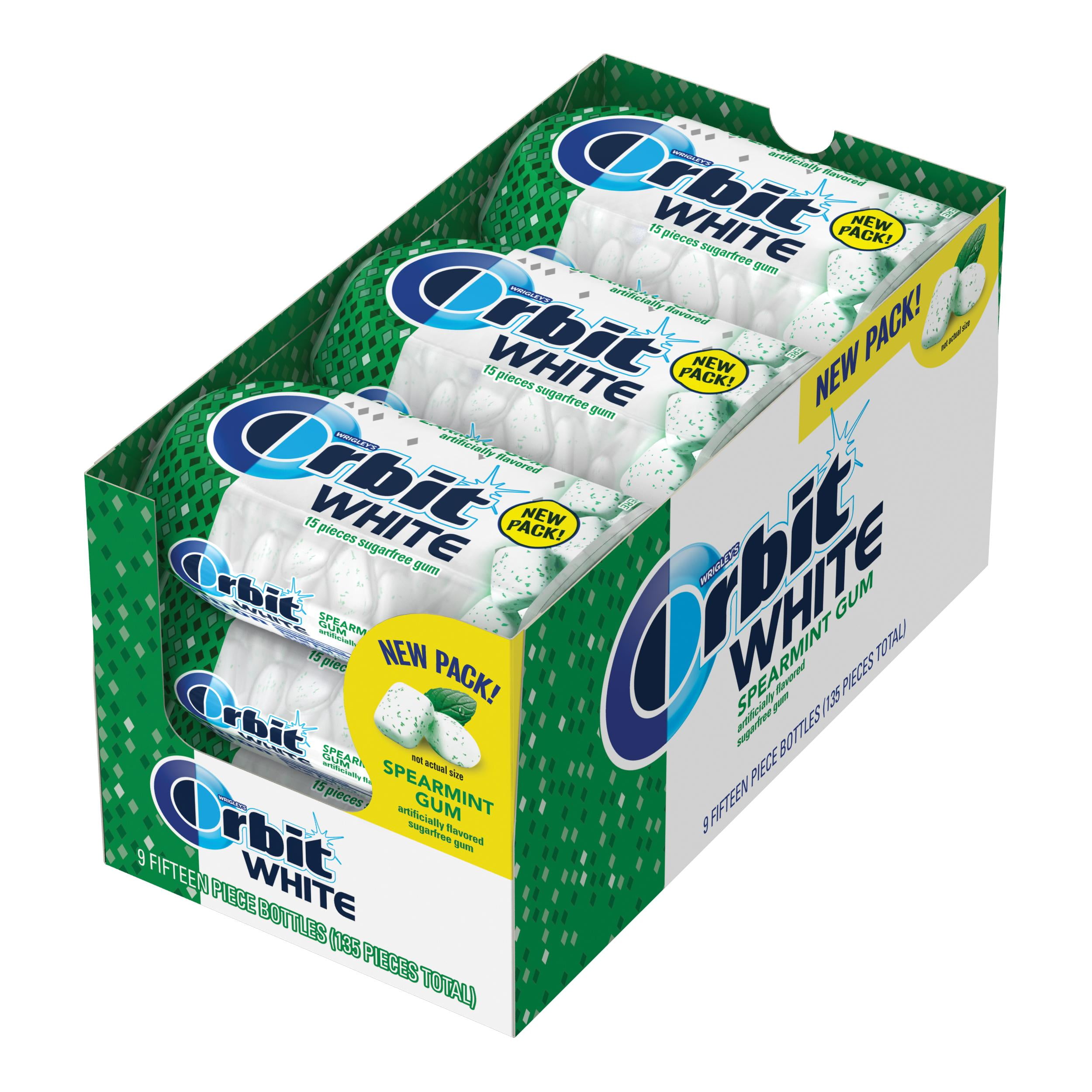 ORBIT Sugar-Free Spearmint Chewing Gum, 14 pieces, Multipack 12 ct ...