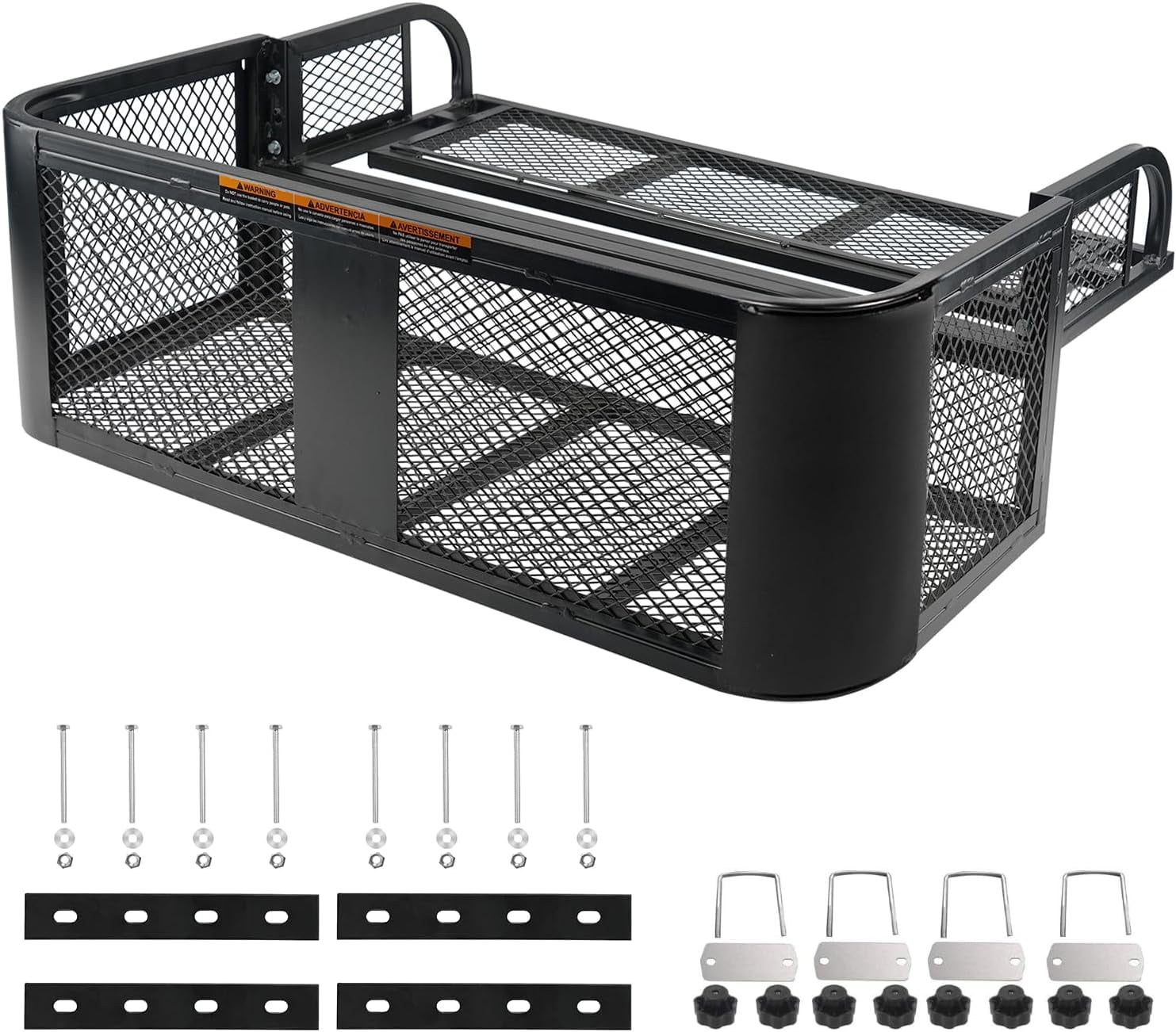 ORCISH 14"W x 41"L x 12.5"H Universal ATV/UTV Rear Drop Cargo Basket ...