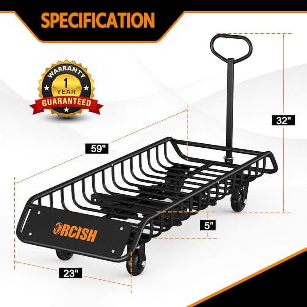 ORCISH 3 in1 Hitch Cargo Carrier/Roof Rack Basket/Heavy Duty Wagons ...