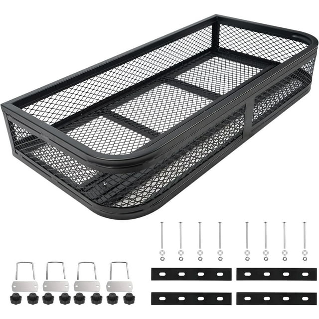 ORCISH Heavy Duty ATV Front Cargo Basket, 17" W x 36" L x 6" H ATV ...