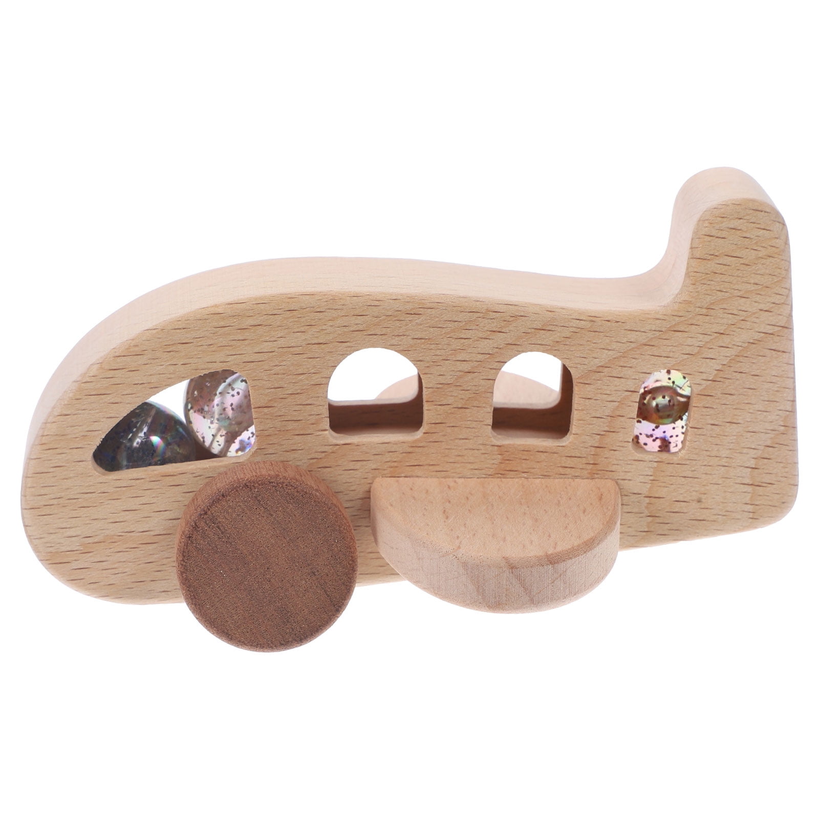 ORDDIART 1 Piece Wooden Airplane Model for Toddlers Auditory and Visual ...