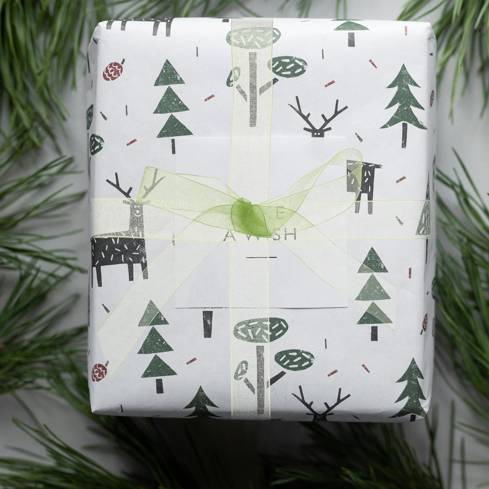 ORDDIART 1 Roll Green Ribbon For Wrapping Diy Crafts And present ...