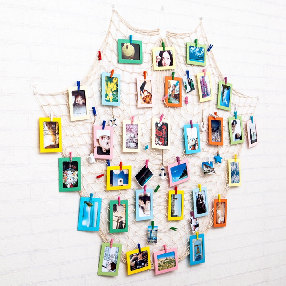 ORDDIART 1 Set Hanging Paper Photo Frame 6 Inch Rectangular Shape Diy ...