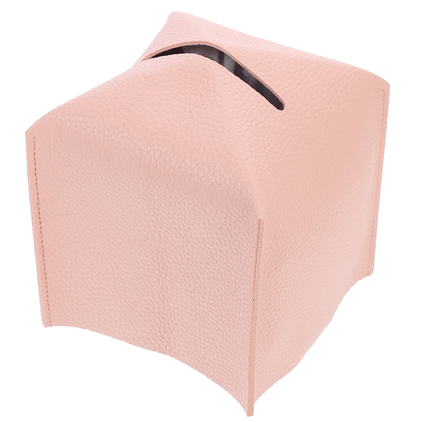 ORDDIART 1 Set Household Tissue Box Pink Leather Rectangular for Daily ...