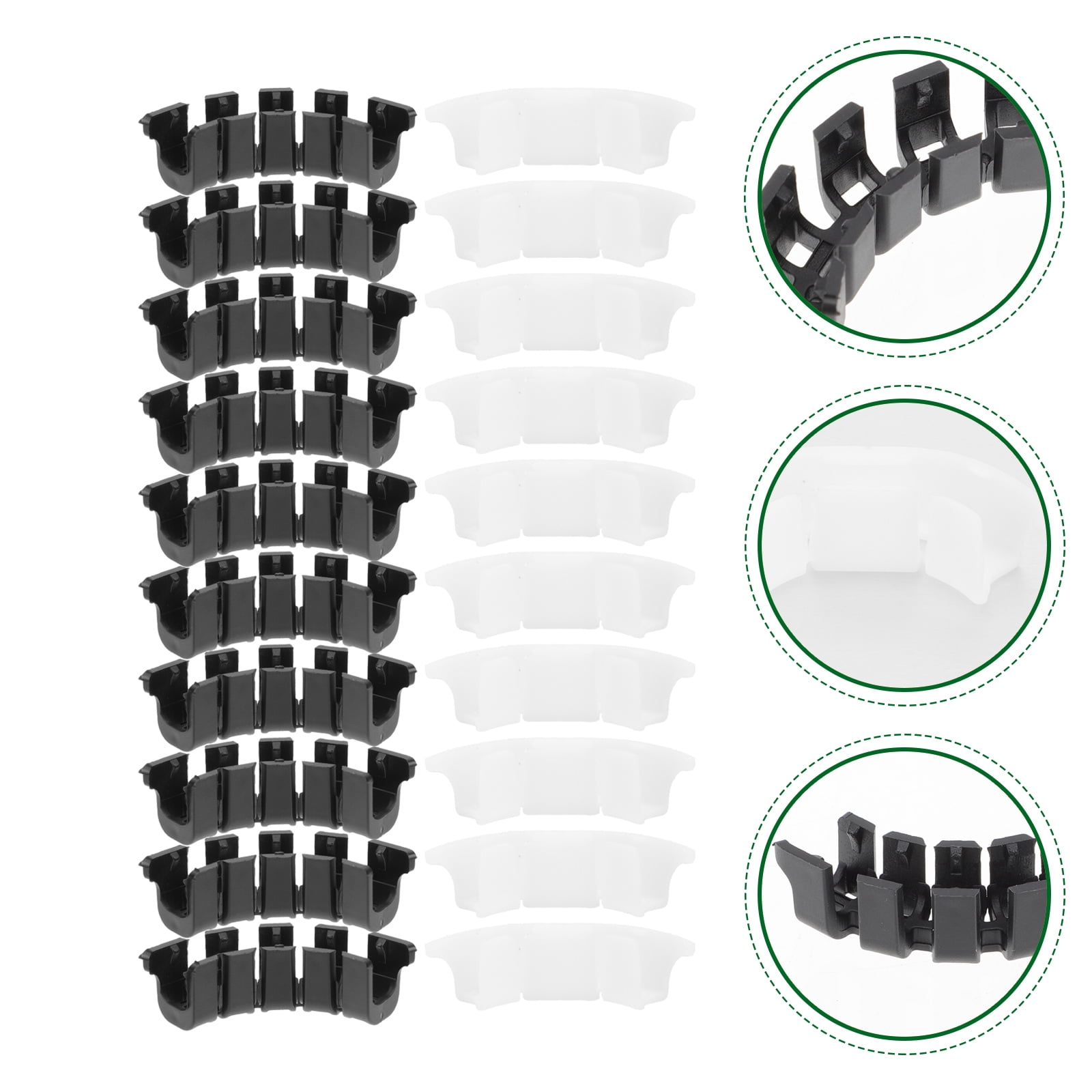 ORDDIART 1 Set Plastic Greenhouse Clamps for Tomato and Flower Support ...